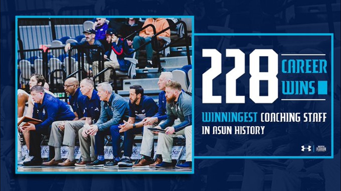 UNF Ospreys Men's Basketball coaching staff the winningest ...