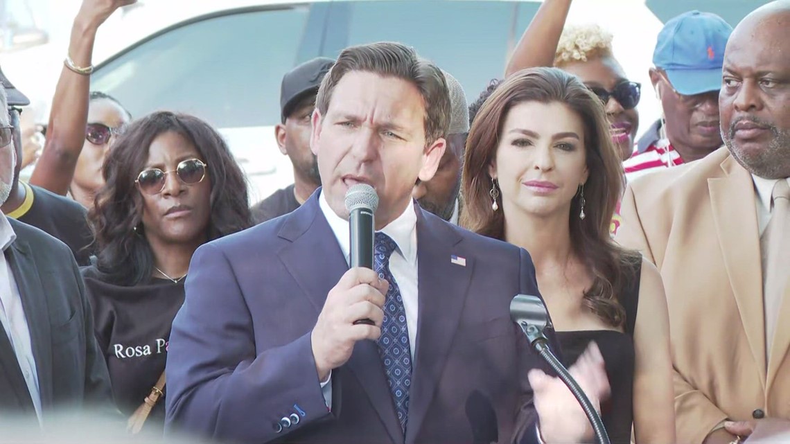 Florida Gov. DeSantis booed at prayer vigil for shooting victims ...