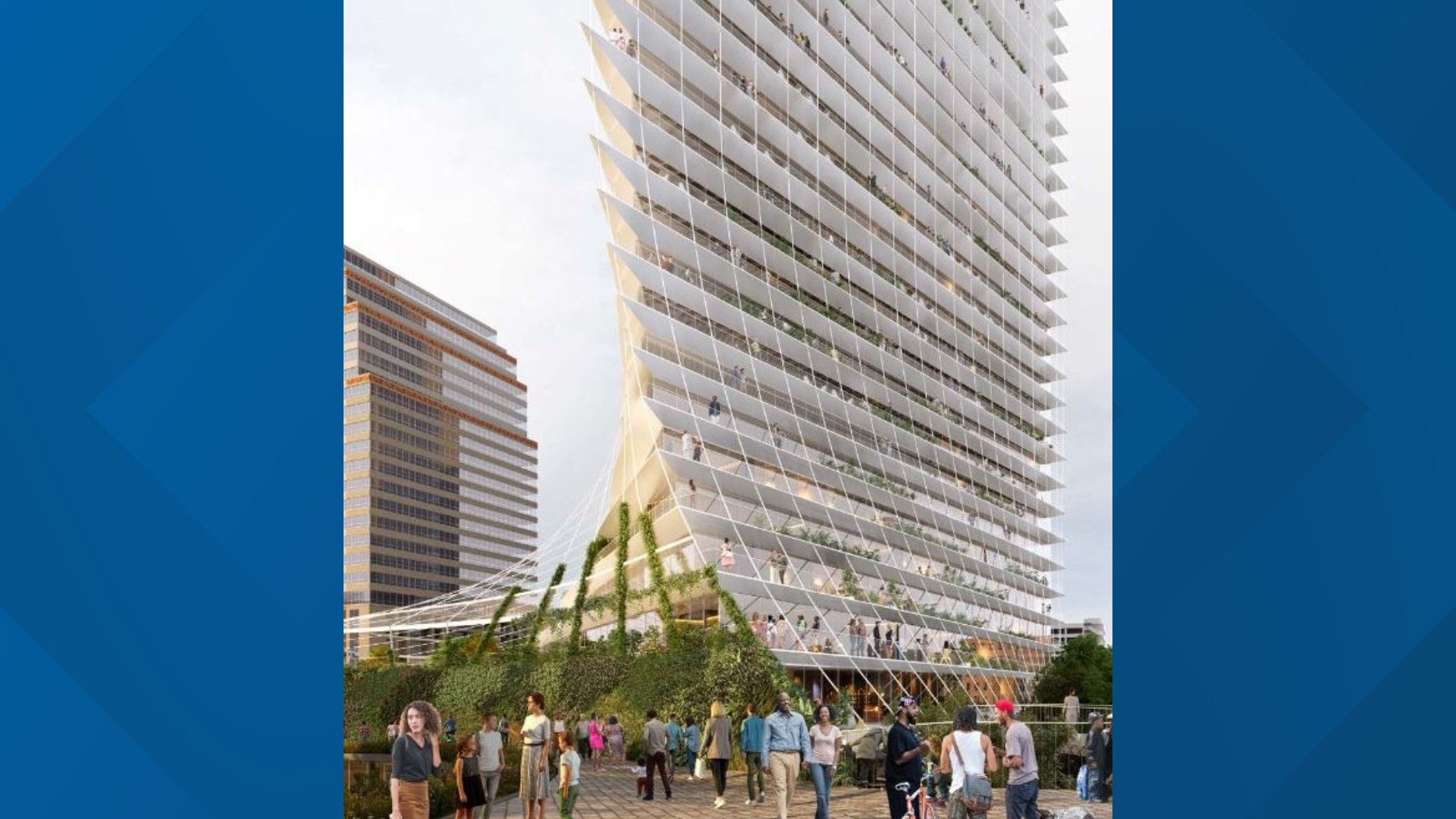 Plans for 44-story River View Plaza on site of the Landing ...