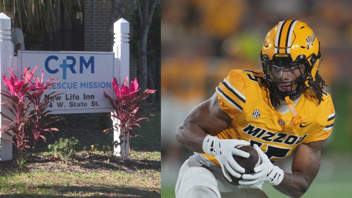 University of Missouri football player aids Jacksonville shelter amid ...