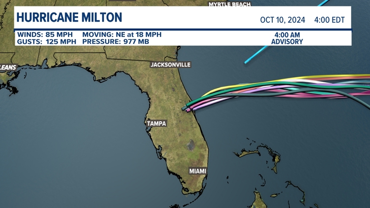 Hurricane Tracker: Radar, spaghetti models, forecast cone | firstcoastnews.com