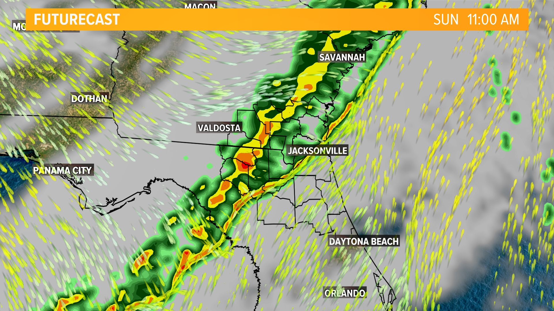 Weather Impact Alert Day for Sunday Feb. 16 | firstcoastnews.com