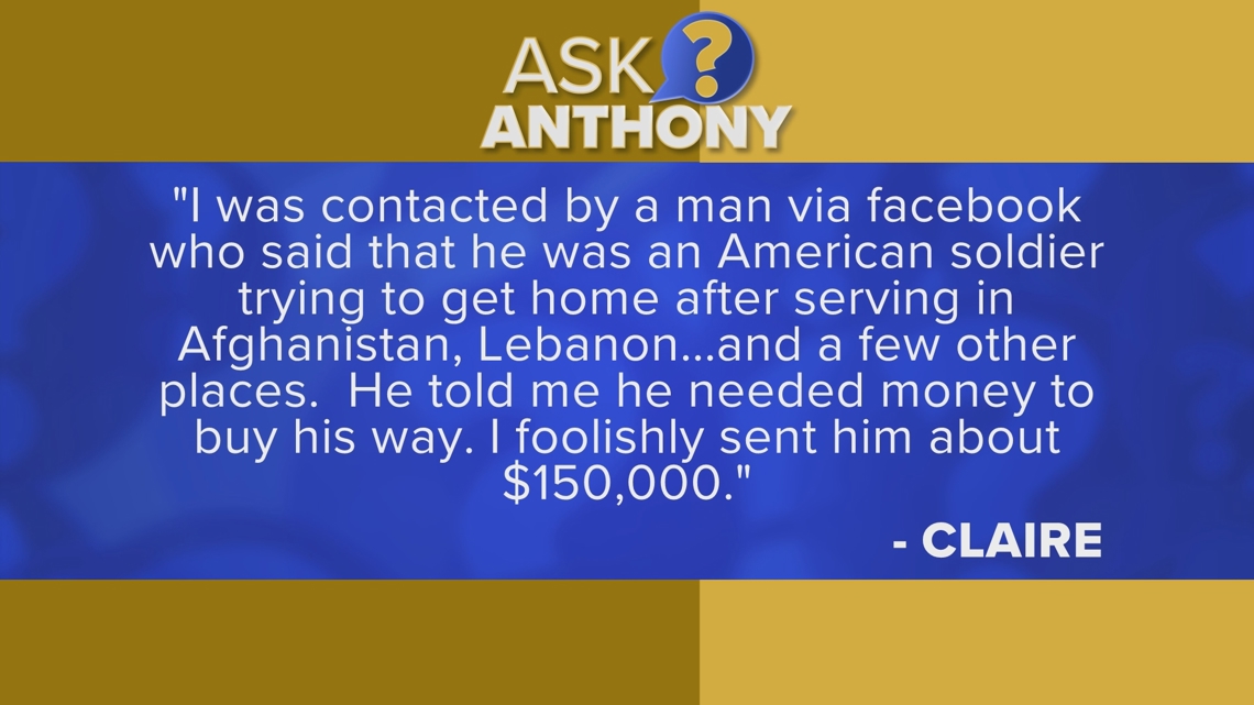 Ask Anthony contacted by Facebook user scammed into sending stranger ...