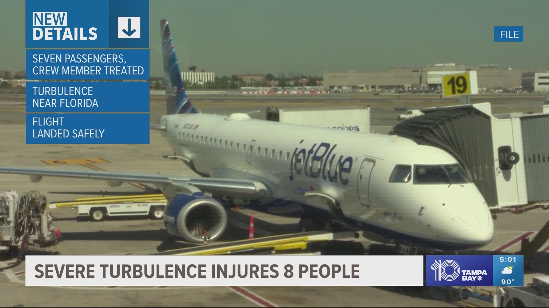 JetBlue flight to Florida experiences 'severe turbulence' | firstcoastnews.com