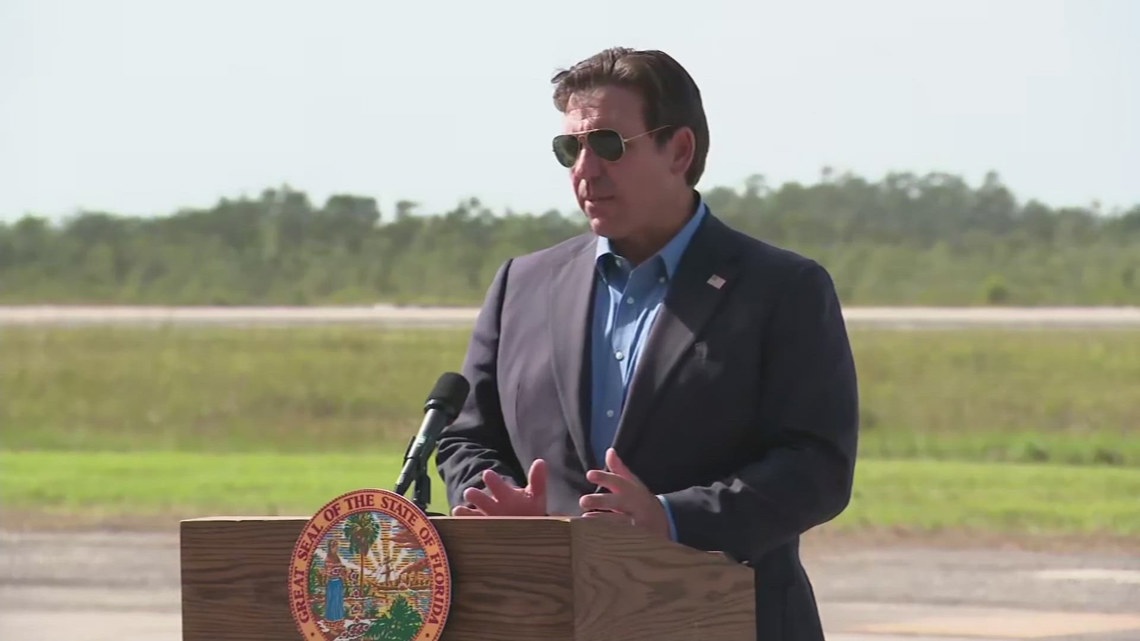 DeSantis: Deportation flights have started taking off from 'Alligator ...