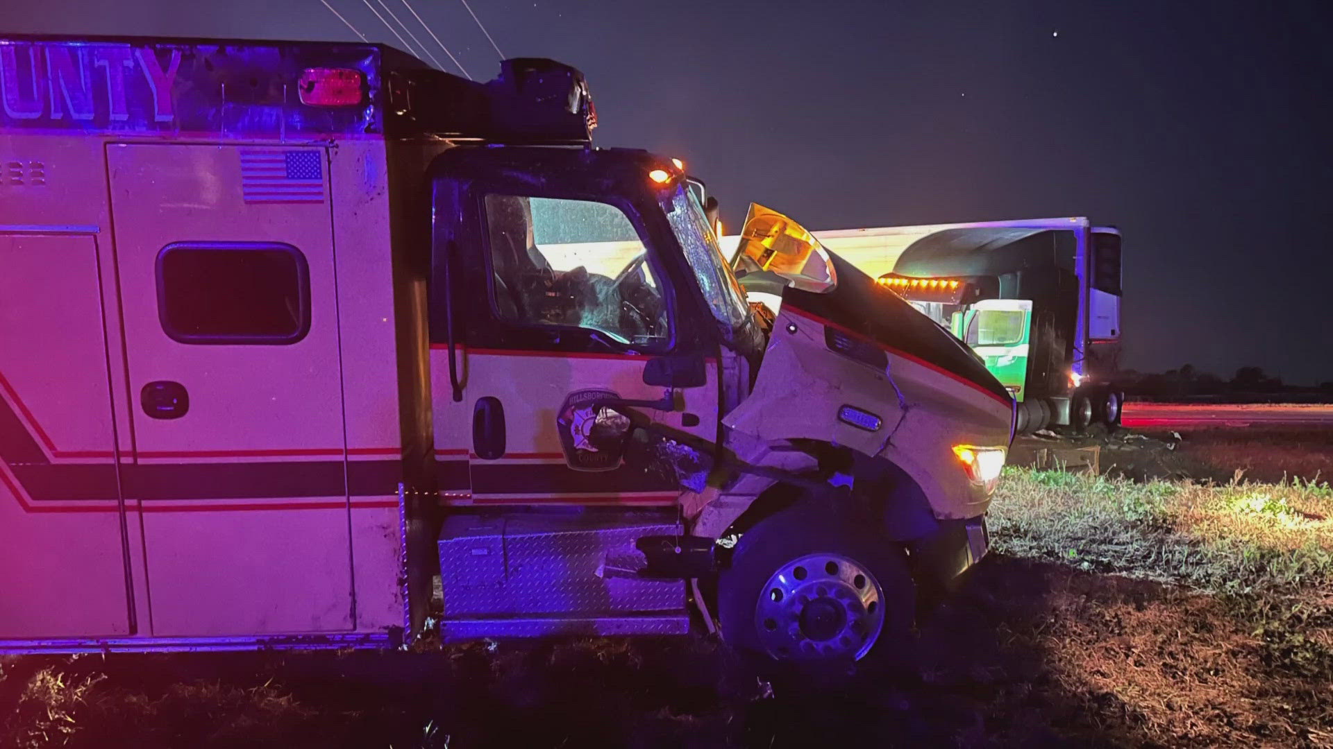 Patient killed after ambulance crashes with semi-truck in Florida ...