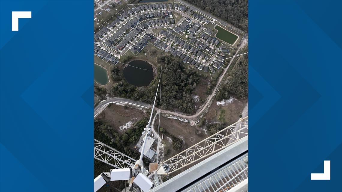 19-year-old arrested after climbing Riverview transmitter tower ...