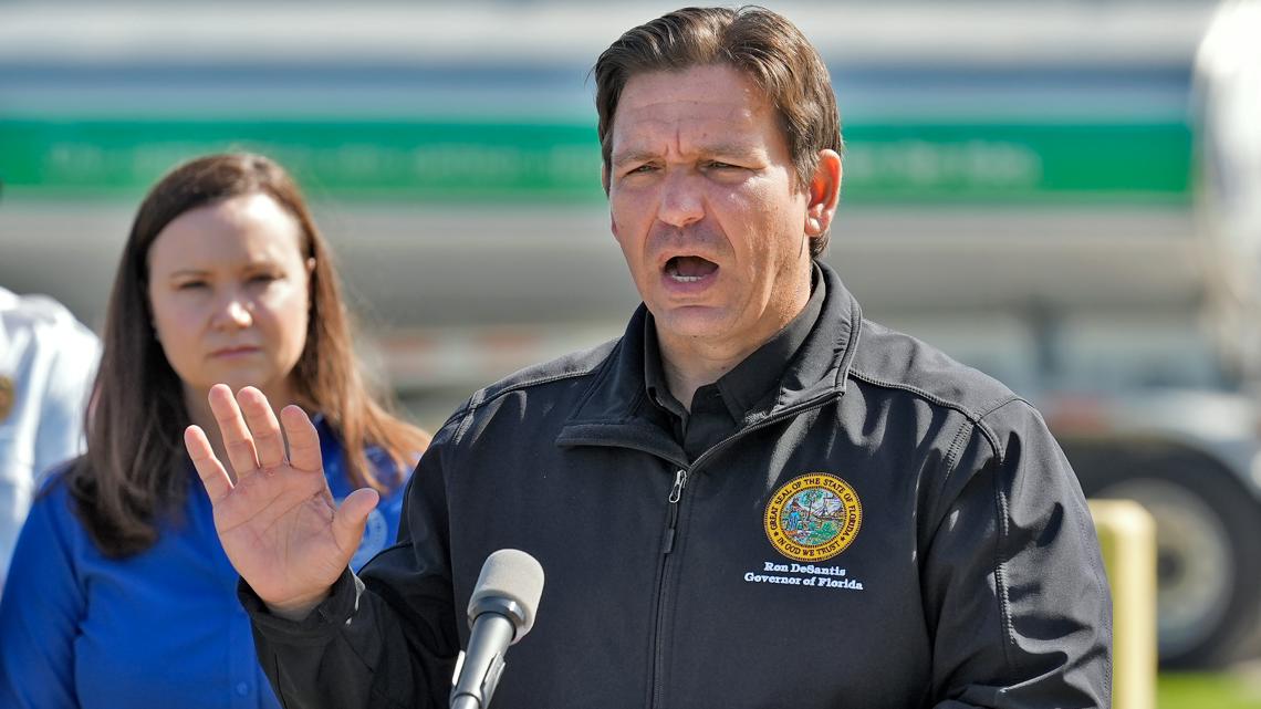 Florida Gov. Ron DeSantis offers free gas after Hurricane Milton ...