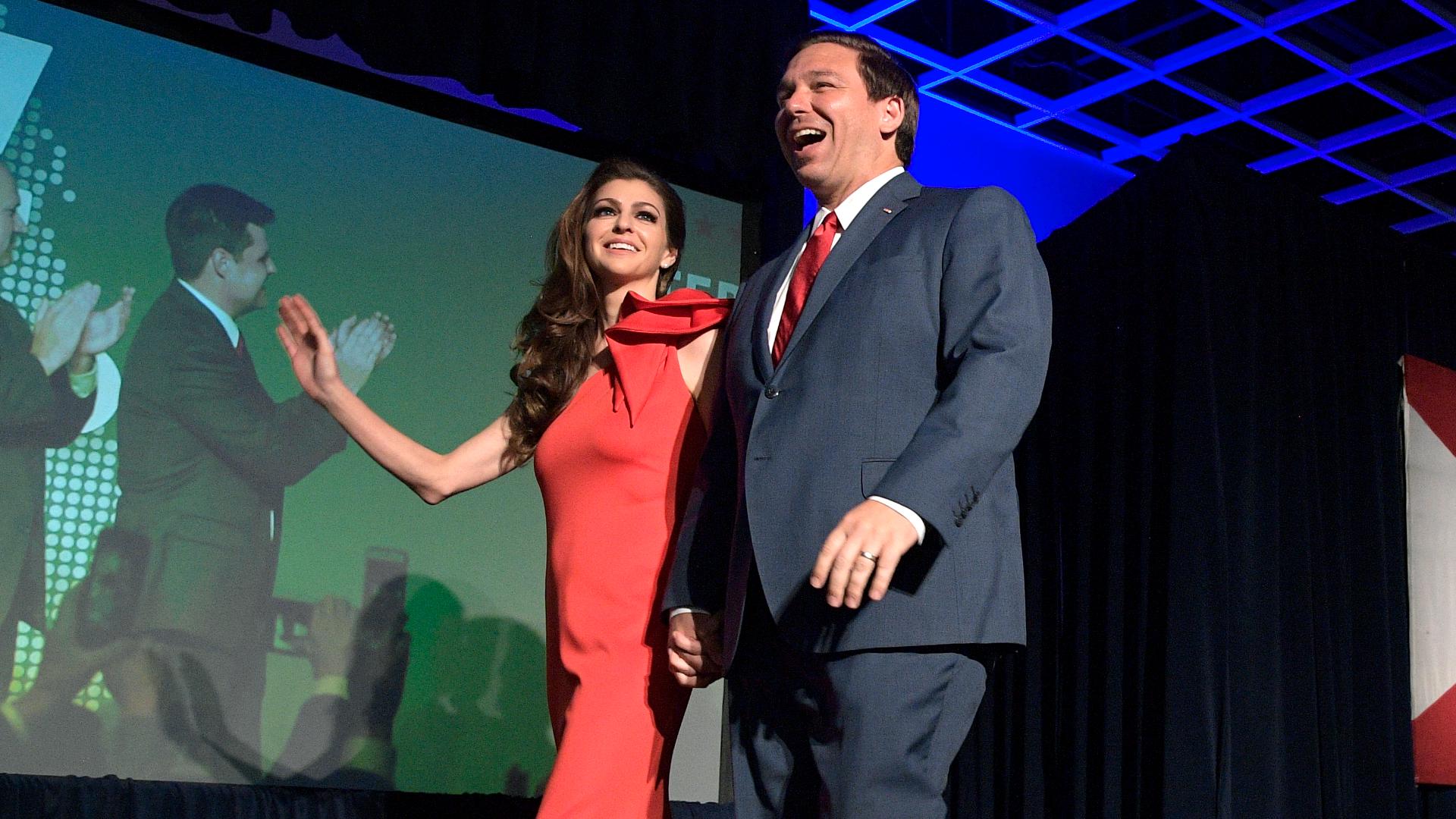 DeSantis promotes his wife as next Florida governor, takes shots at ...