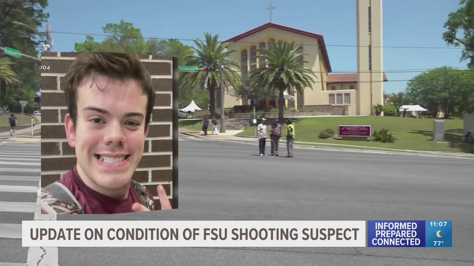 FSU shooter Phoenix Ikner was shot once in the jaw, police say ...