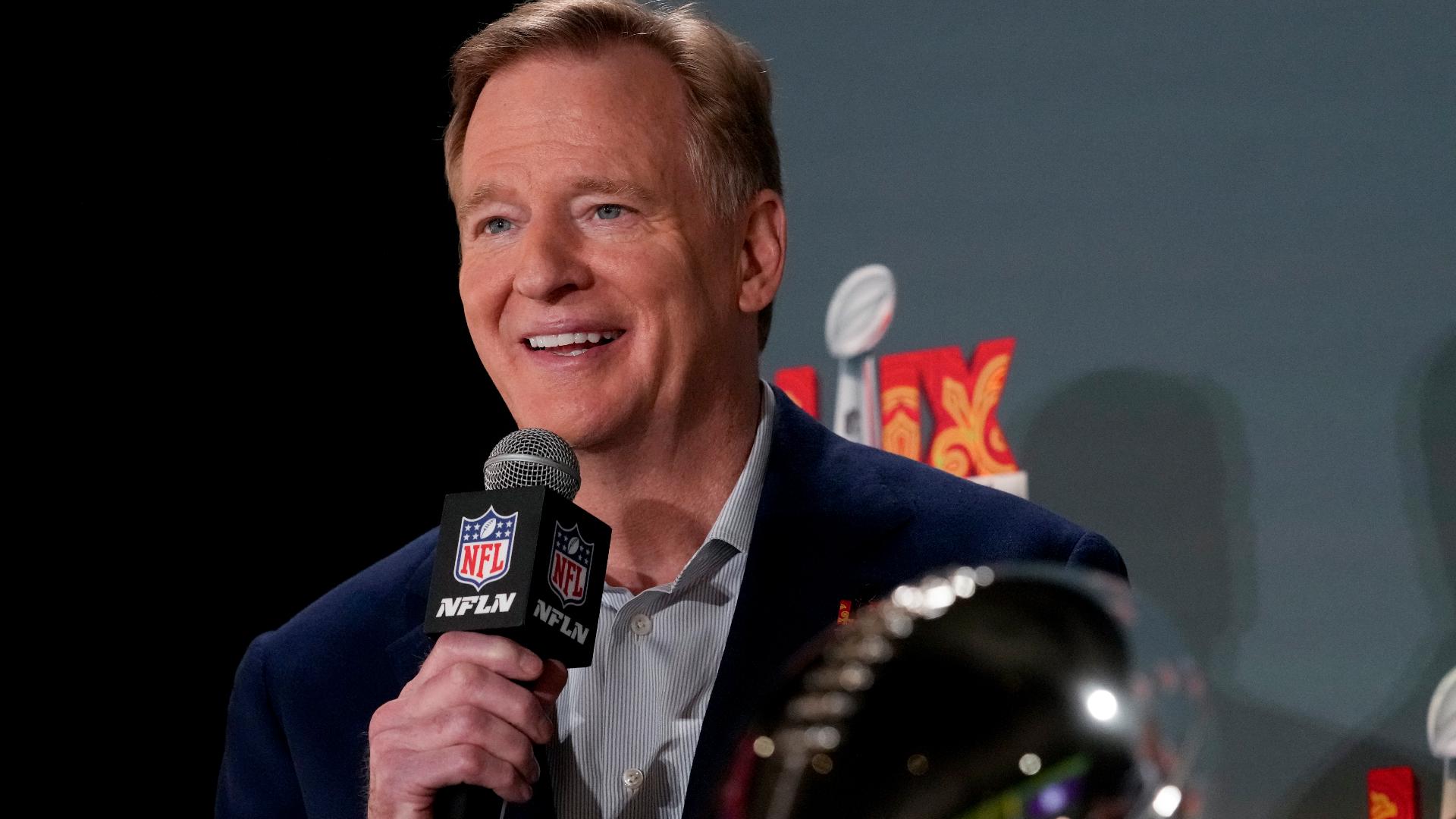 NFL Commissioner Goodell react differently to Saints-Archdiocese emails ...
