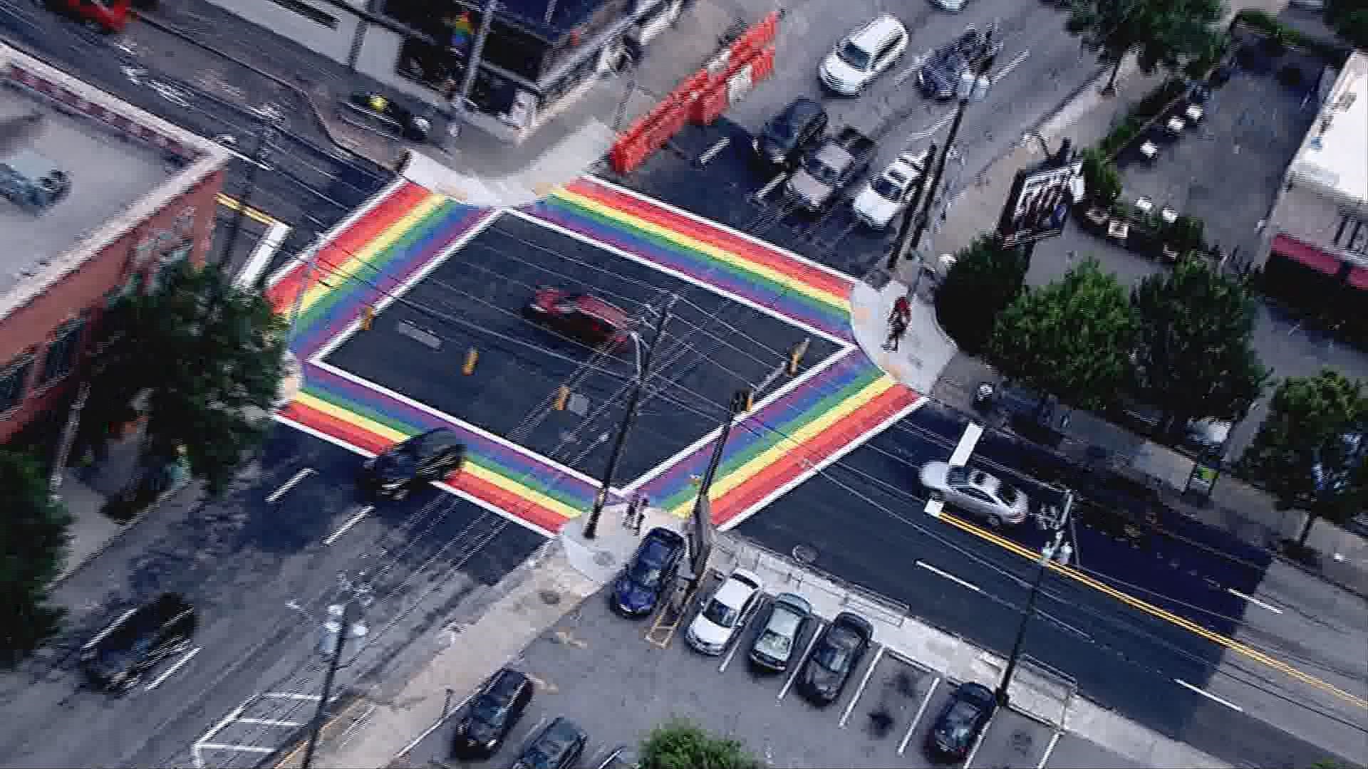 City of Atlanta: Rainbow crosswalks cost about $196K to install ...