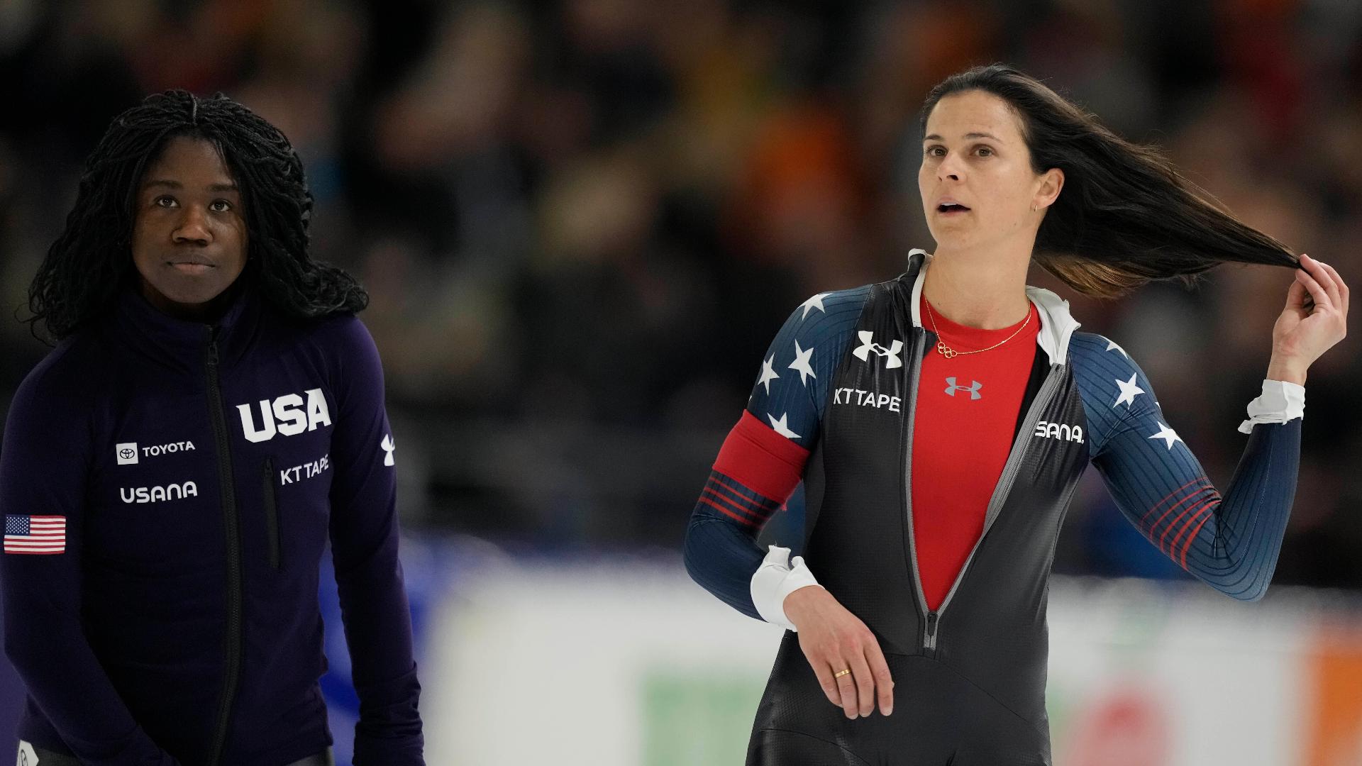 Olympic speedskaters Brittany Bowe and Erin Jackson are old friends and ...