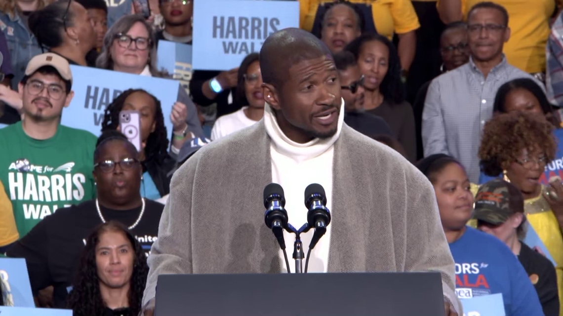 Usher Kamala Harris rally in Atlanta | Oct. 19 | firstcoastnews.com