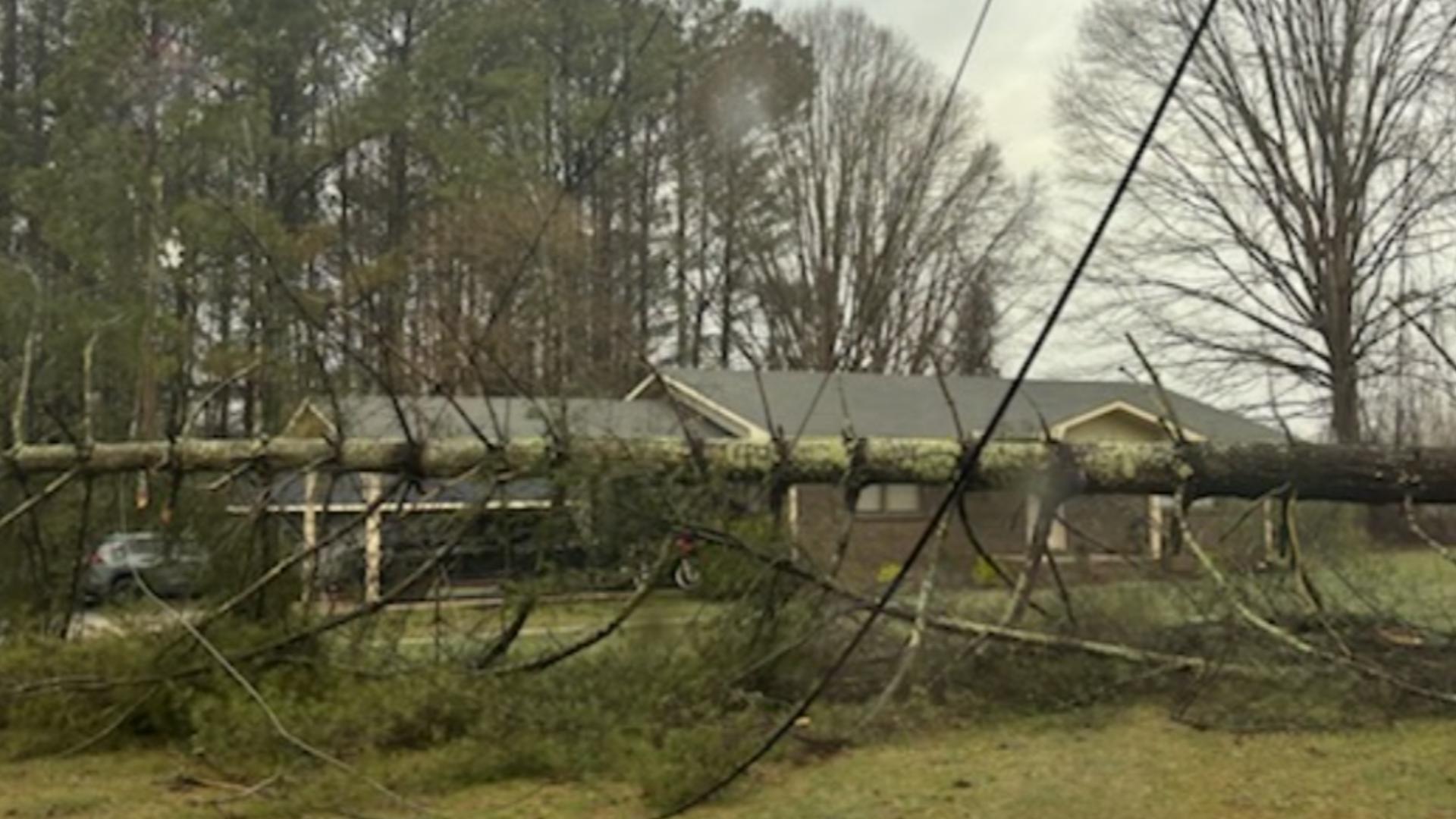 Georgia thunder storms tornado warning damage tracker | firstcoastnews.com