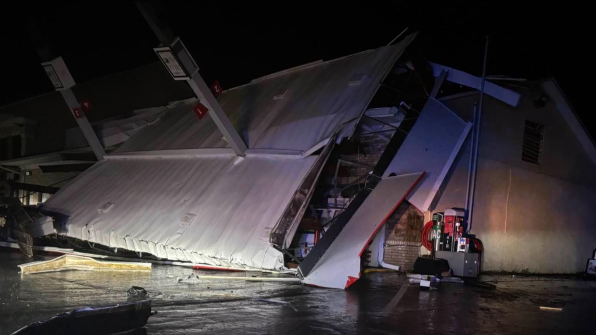 Georgia thunder storms tornado warning damage tracker | firstcoastnews.com
